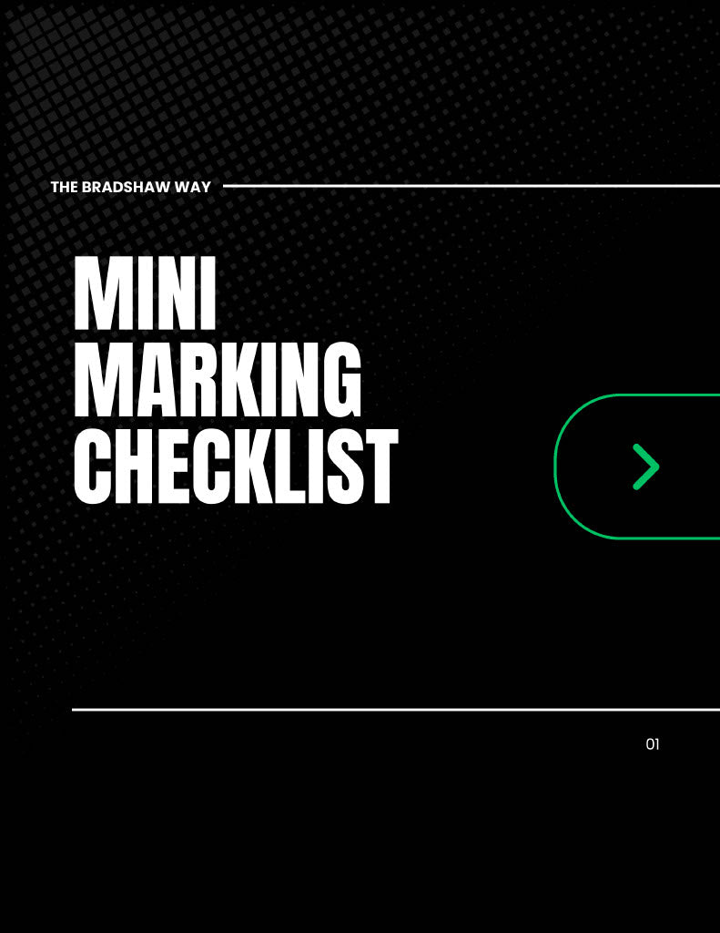 Mini Marking Checklist – Bradshaw Beauty